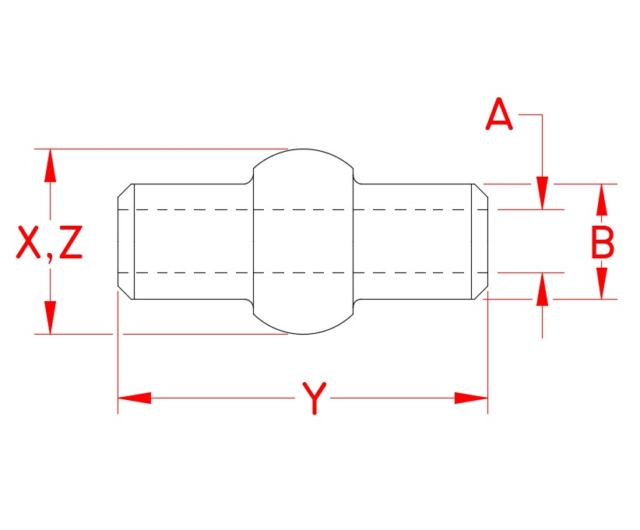 Mil. Spec Double Shank Ball - Unicorn Stainless