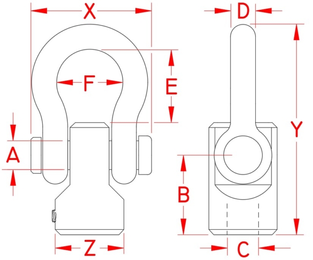Stainless Anchor Base with Shackle: Built to Last - Unicorn Stainless
