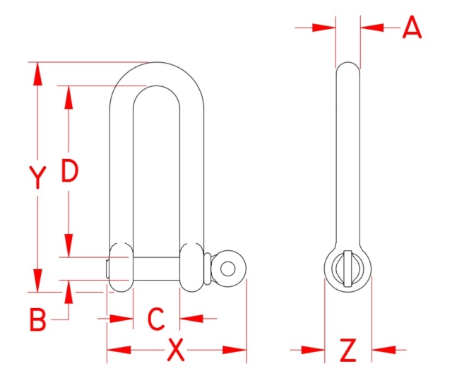 Stainless Steel Shackles | Marine & Industrial Use - Unicorn Stainless
