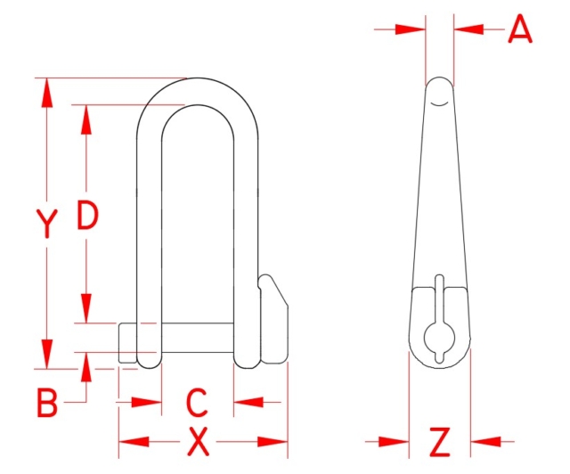 Stainless Steel Shackles | Marine & Industrial Use - Unicorn Stainless