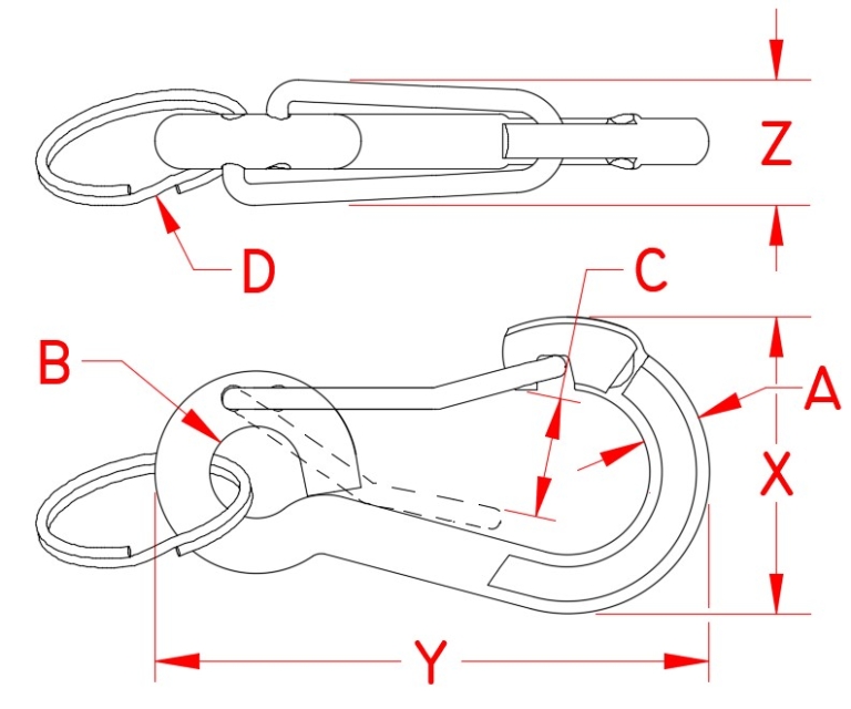 Stainless Steel Carabiners & Clips | Durable & Reliable