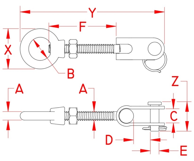 Stainless Toggle Eye for Versatile Marine Applications - Unicorn Stainless