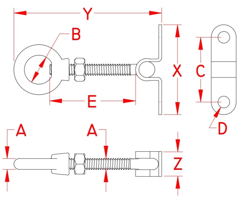 Stainless Steel Eye Bolts | Secure & Long-Lasting - Unicorn