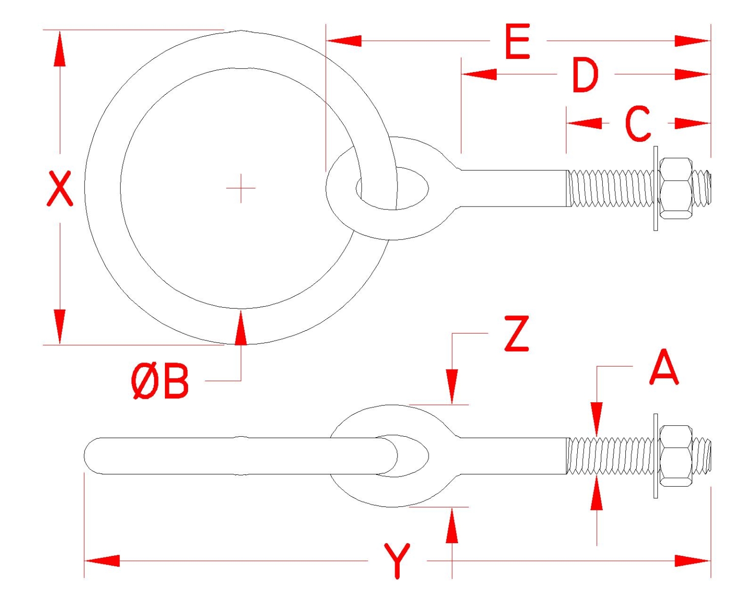 Stainless Steel Eye Bolts | Secure & Long-Lasting - Unicorn