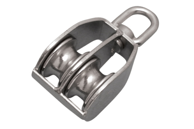 Stainless Twin Swivel Block for Marine Applications - Unicorn Stainless