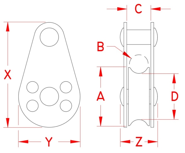 Stainless Steel Pulley and Swivel Blocks - Unicorn Stainless