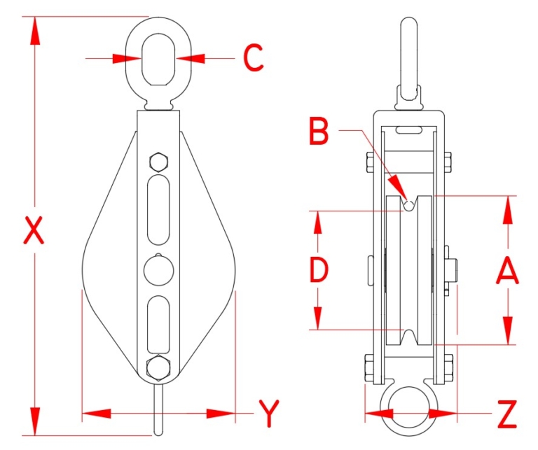 Stainless Swivel Eye Block: Durable Rigging Solution - Unicorn Stainless