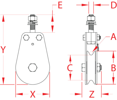 Stainless PULLPRO Bolt Head Block LoLOAD–Unicorn Stainless