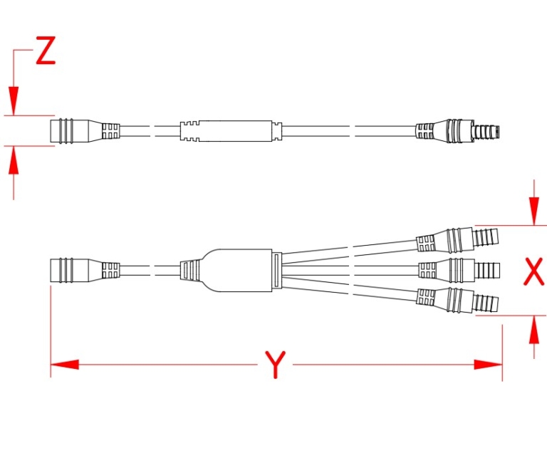 Micro Star™ 3-Way Branch Connector - Unicorn Stainless