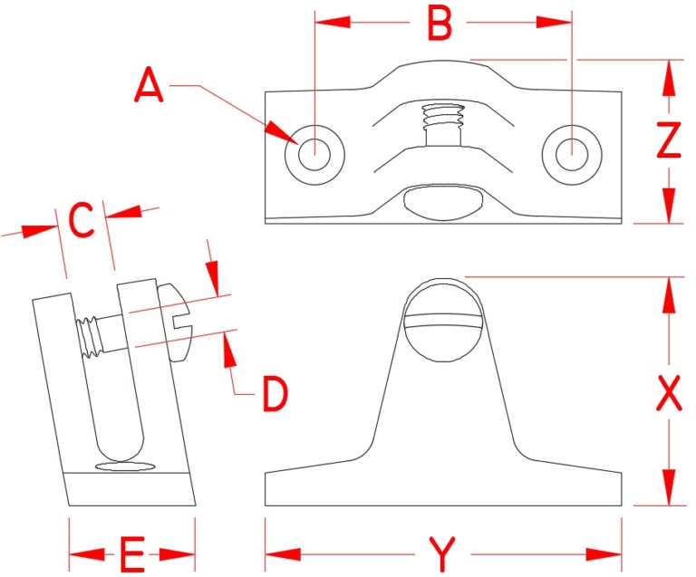 Stainless Steel Deck Bimini Hardware | Unicorn Stainless