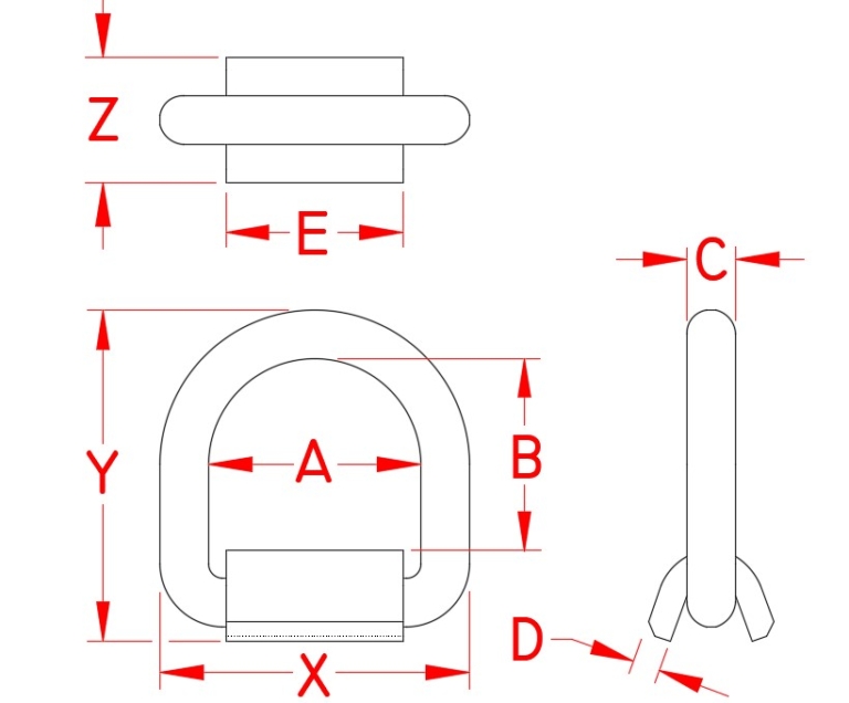 Stainless Lashing Ring for Heavy Duty Loads Securely - Unicorn Stainless